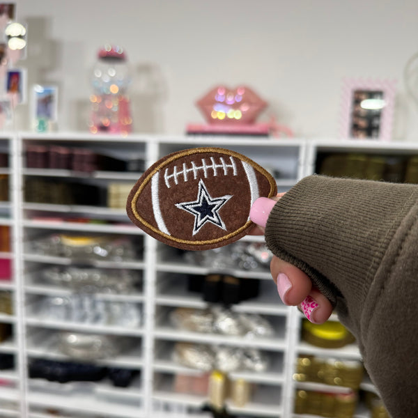 Dallas Football - Embroidered Patch – Pretty In Pink Transfers