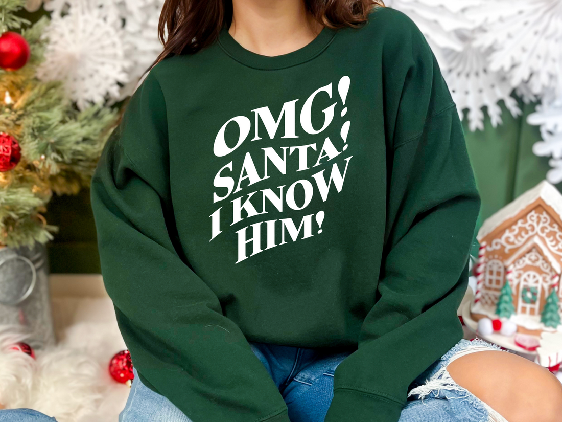 OMG! SANTA! I KNOW HIM! – Pretty In Pink Transfers